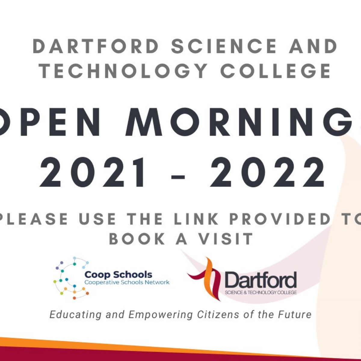 Dartford Science & Technology College - DSTC Open Mornings 2021
