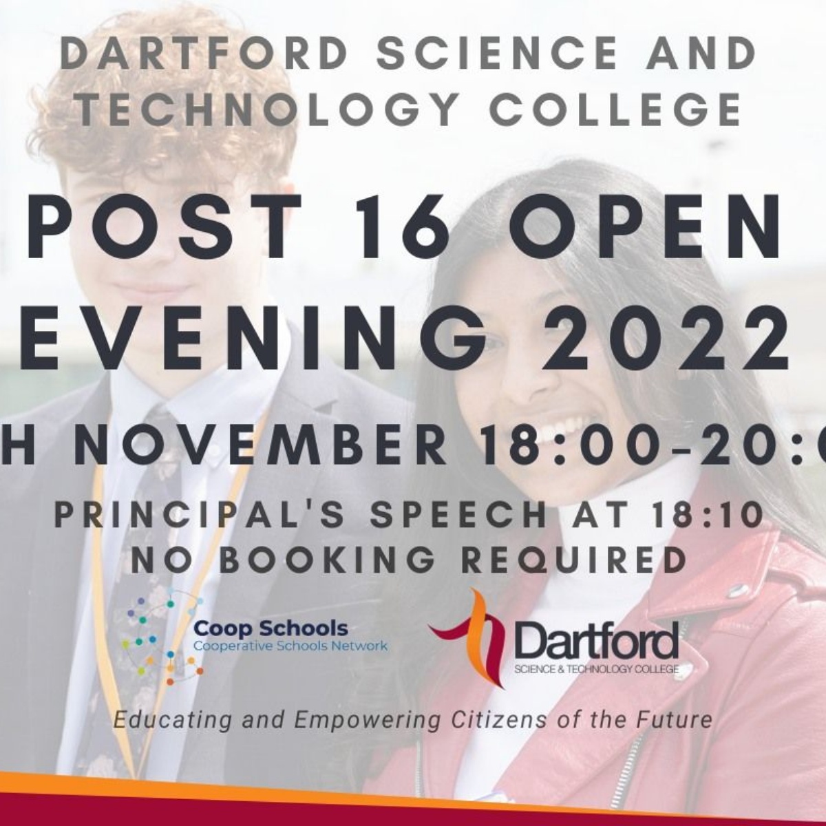 Dartford Science & Technology College - Post 16 Open Evening
